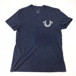True Religion | Shirts | True Religion Mens Size Medium Blue V Neck Tee ...